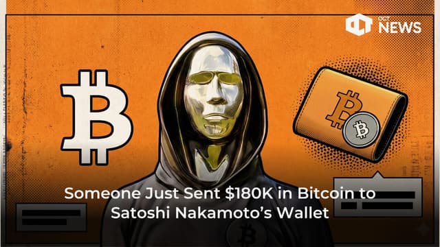 Someone Just Sent $180K in Bitcoin to Satoshi Nakamoto’s Wallet | Our ...
