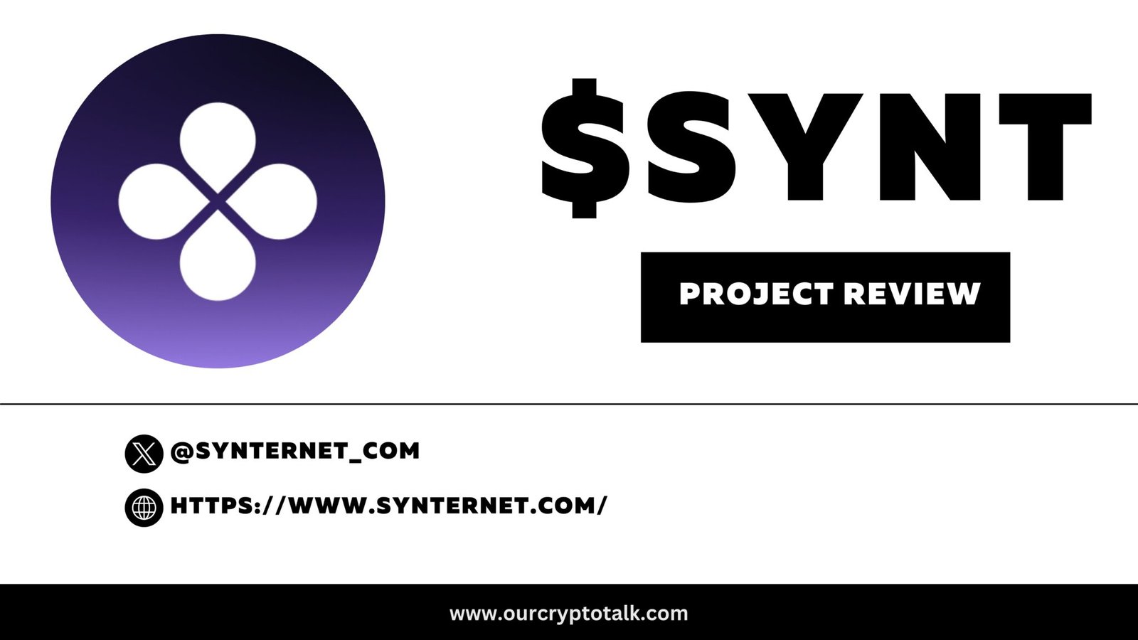 Our Crypto Talk | CRYPTO REVIEW : Synternet ($SYNT)
