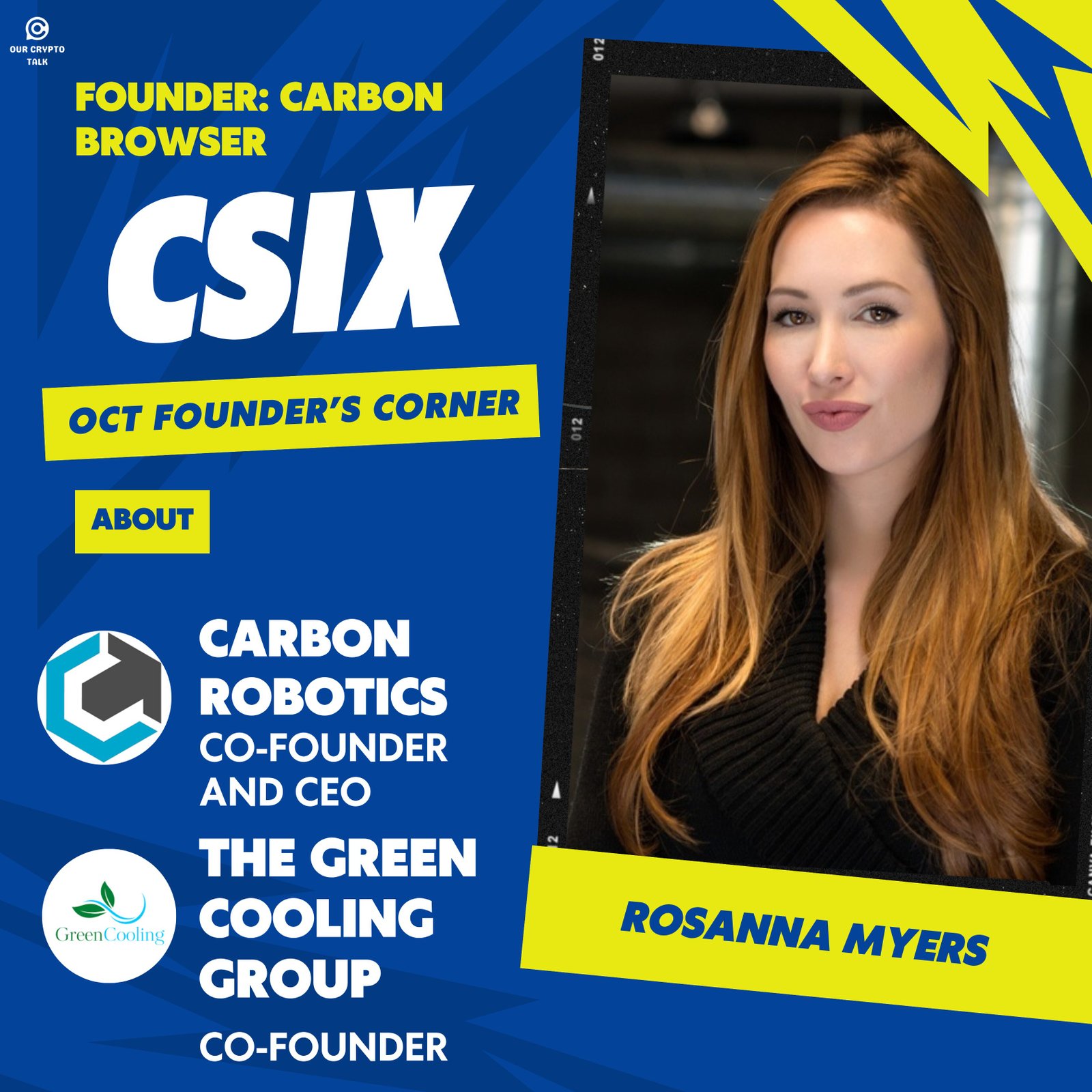 Our Crypto Talk | Rosanna Myers