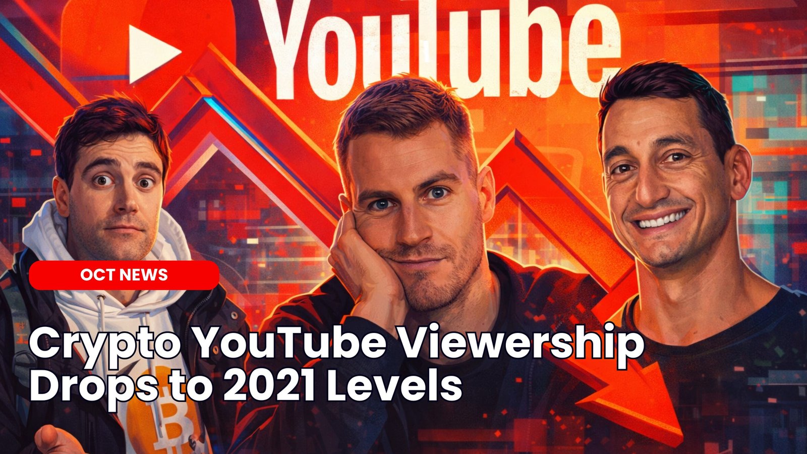 Our Crypto Talk | Crypto YouTube Viewership Drops to 2021 Levels