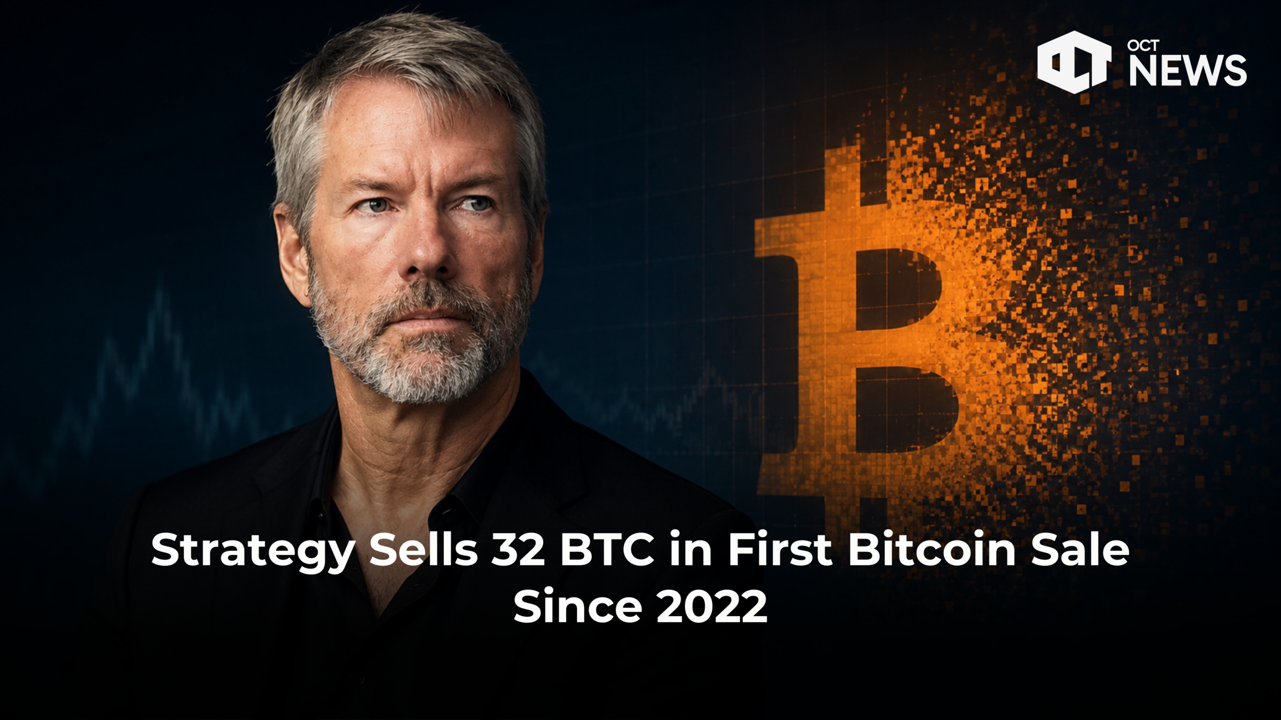 Strategy Sells 32 BTC in First Bitcoin Sale Since 2022 | Our Crypto Talk